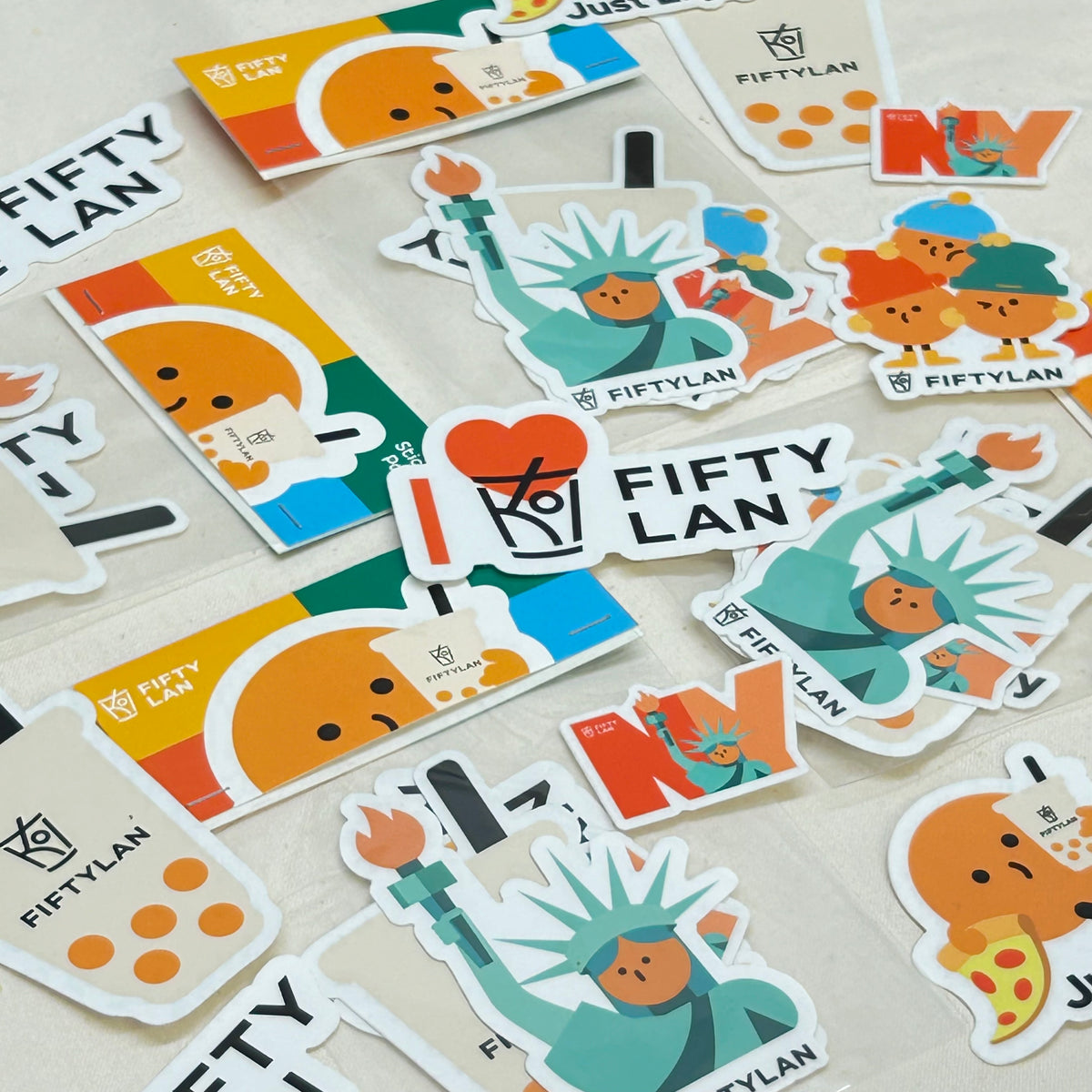 Sticker Pack – FIFTYLAN USA